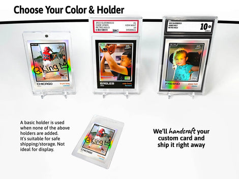 Custom Trading Cards: Upload Your Photo (Any Sport or Activity) – GleeBeeCo